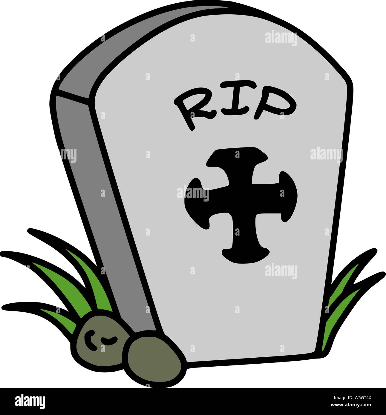 Halloween RIP Tombstone Vector Illustrations Stock Vector Image & Art ...