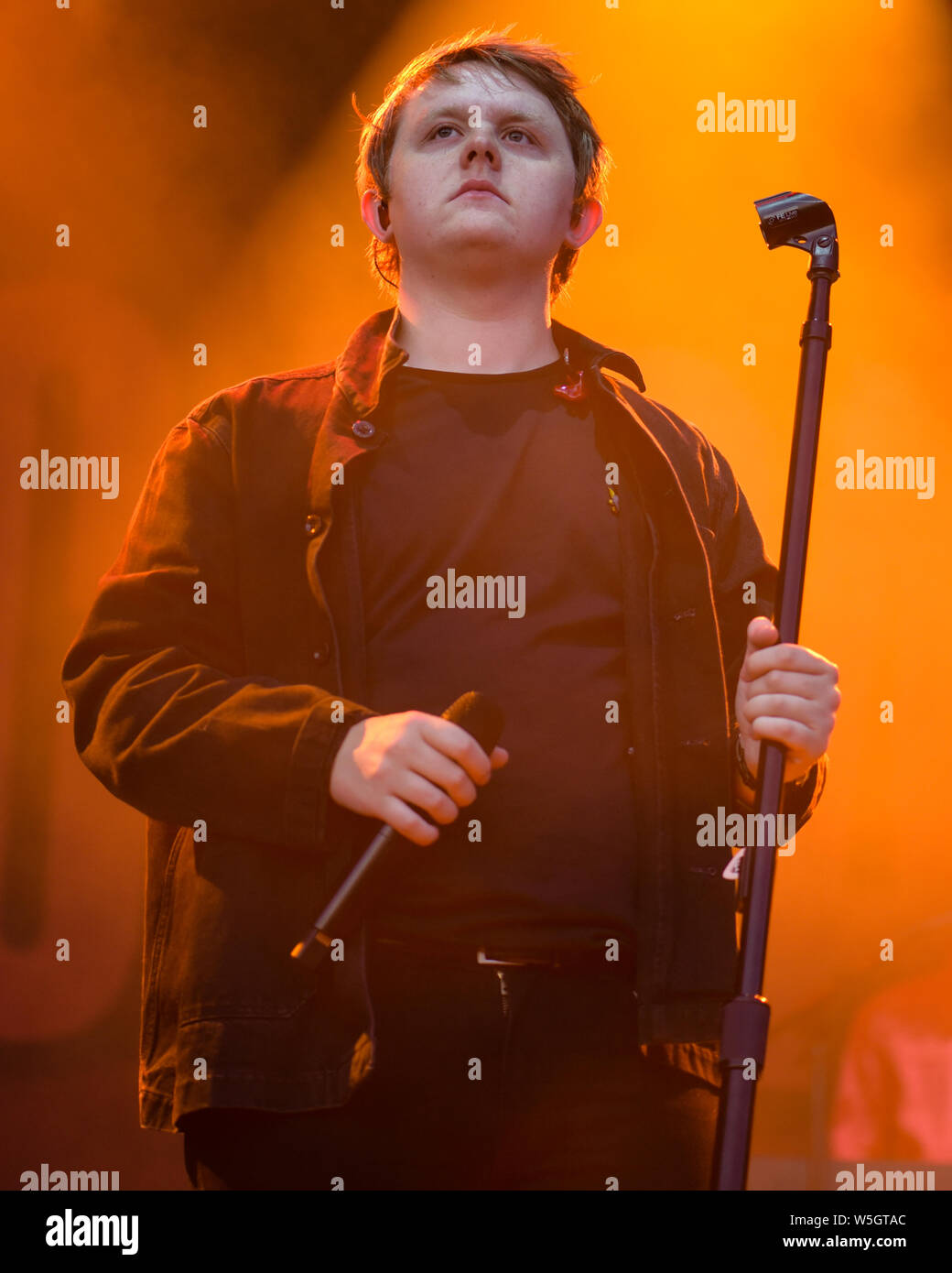Lewis Capaldi - Camp Bestival 2019 Stock Photo - Alamy