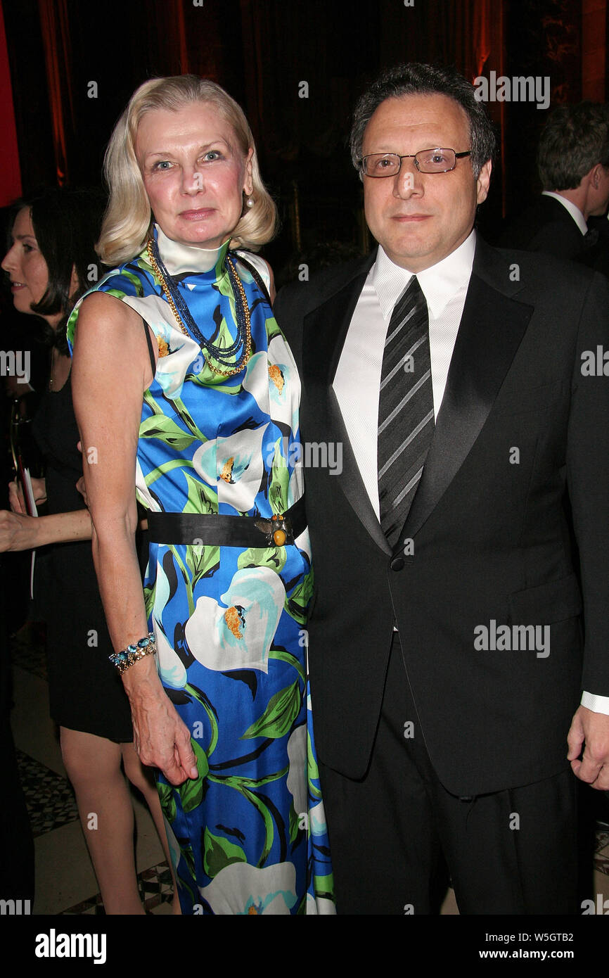 New York, USA. 12 May, 2008. Lucja Cannon, Bruce Marcus at the Harvard ...