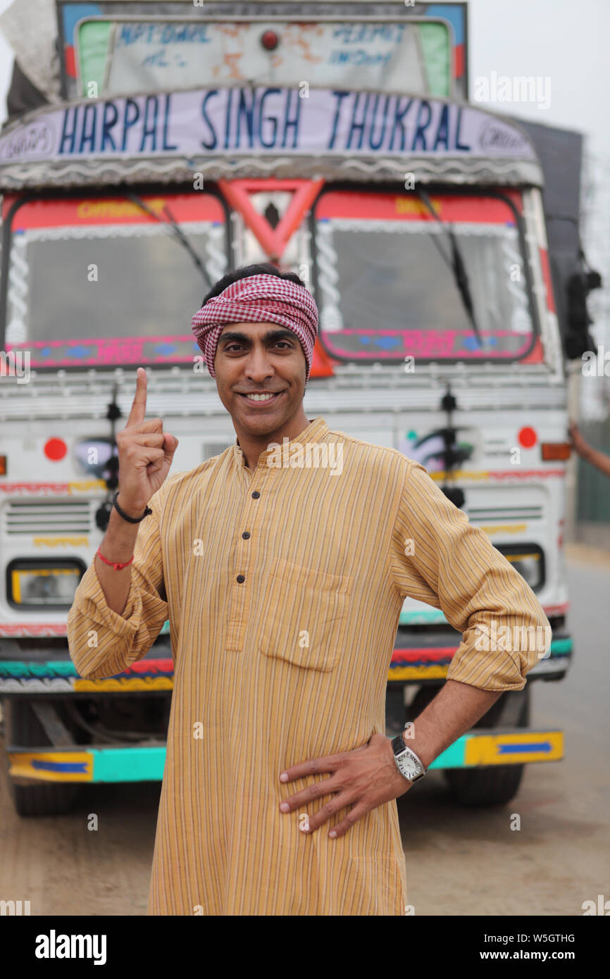 Indian truck drivers hi-res stock photography and images - Alamy