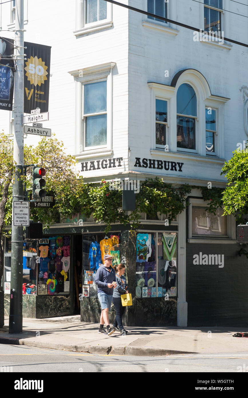 Haight ashbury color hi-res stock photography and images - Alamy