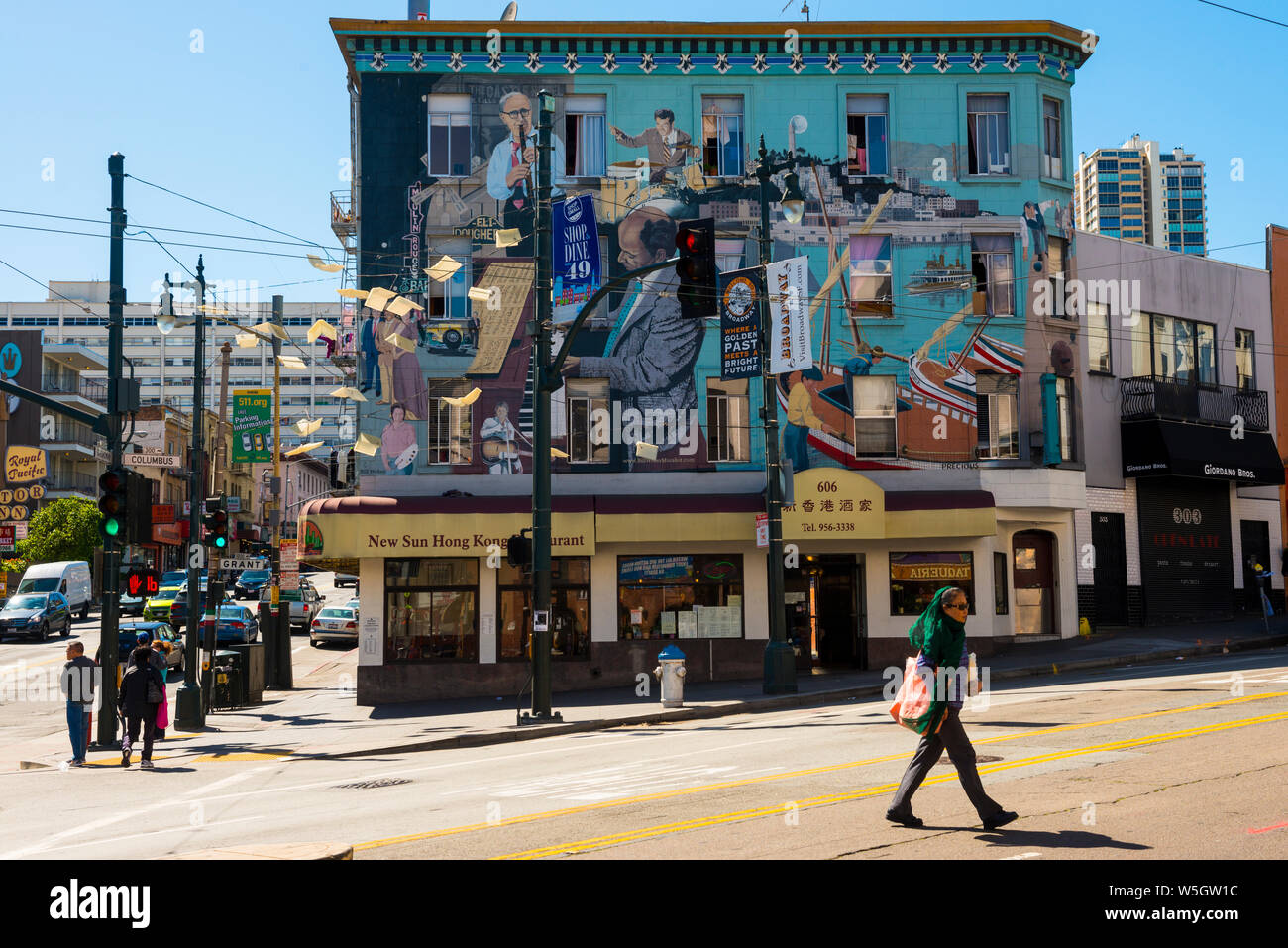 Art work (mural), San Francisco, California, United States of America ...