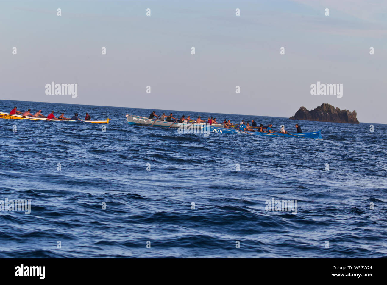 St mary's scilly gig racing hi-res stock photography and images - Alamy