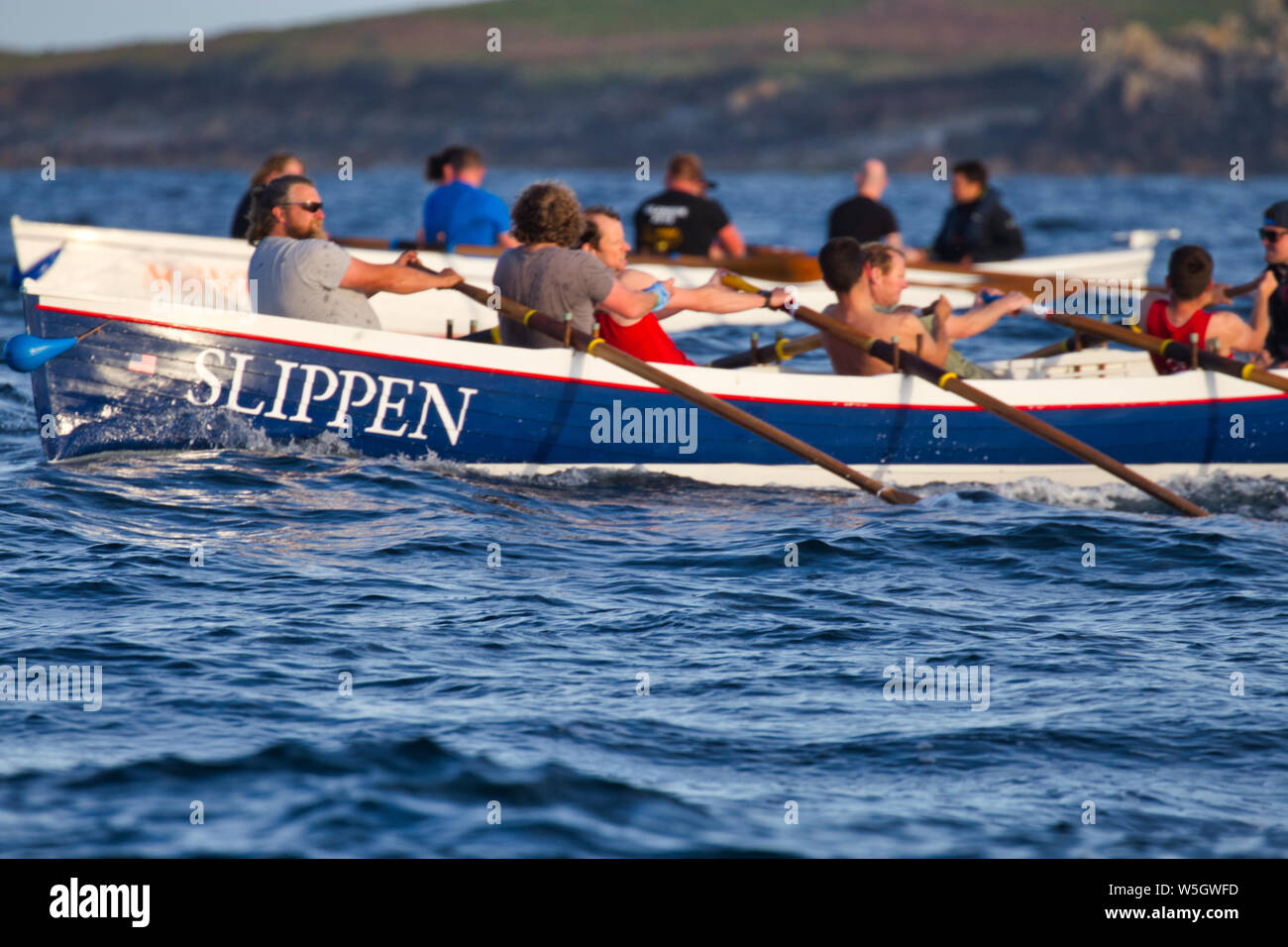 St mary's scilly gig racing hi-res stock photography and images - Alamy