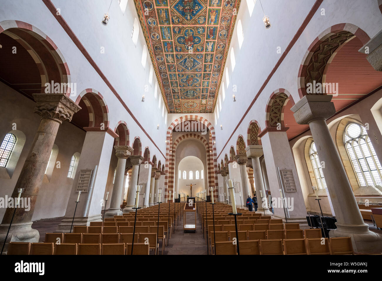 Interior of St. Michael's Church, UNESCO World Heritage Site ...