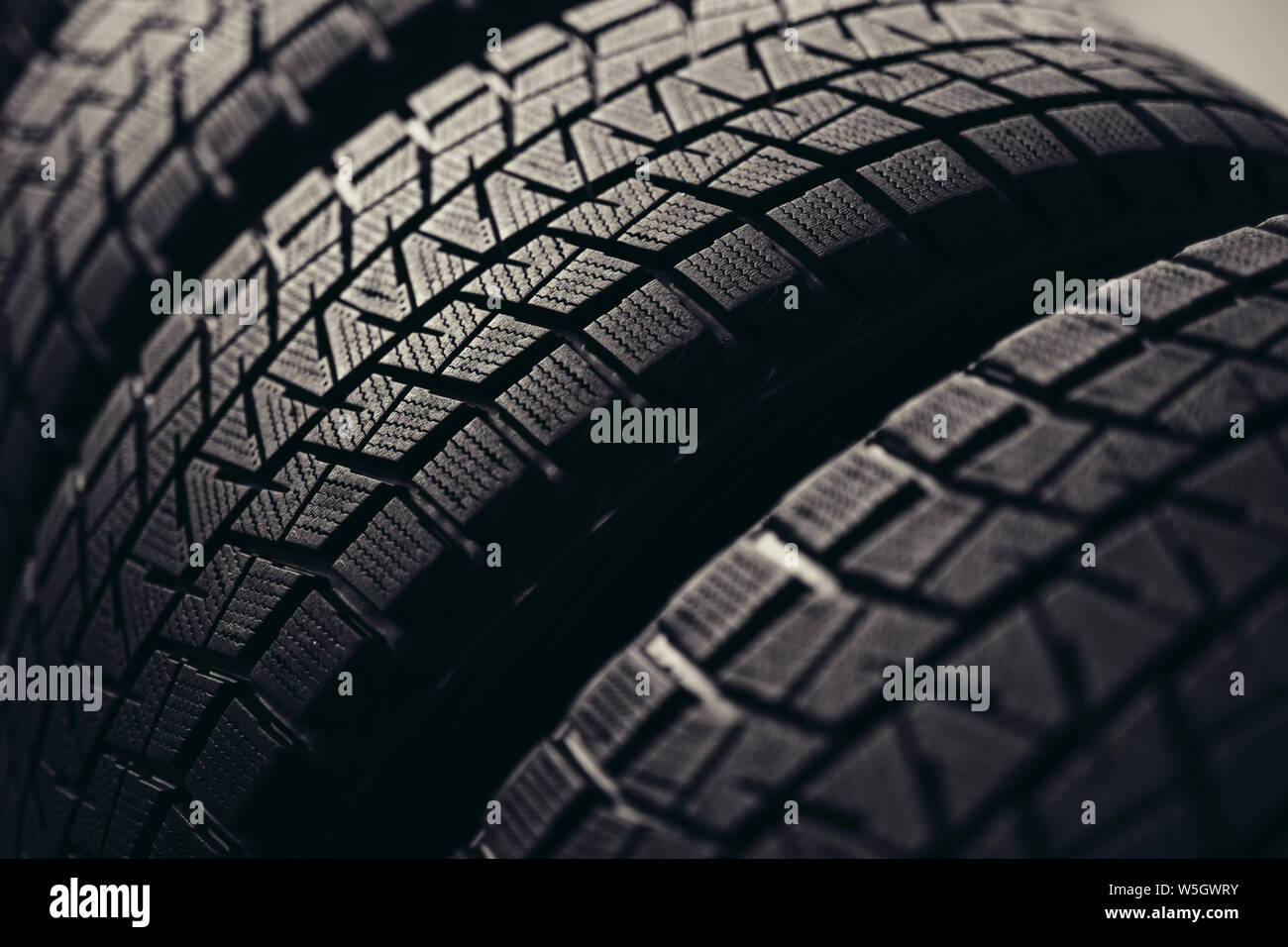 Stack of winter tyres tires tires Stock Photo - Alamy