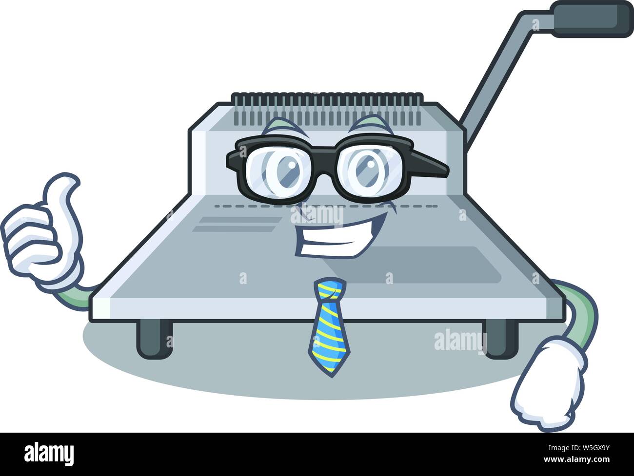 Comb binding machine Stock Vector Images - Alamy