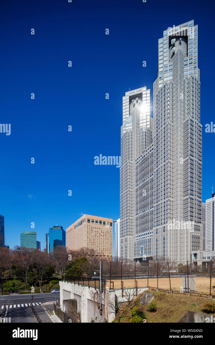 Tocho government building, Shinjuku, Tokyo, Japan, Asia Stock Photo - Alamy