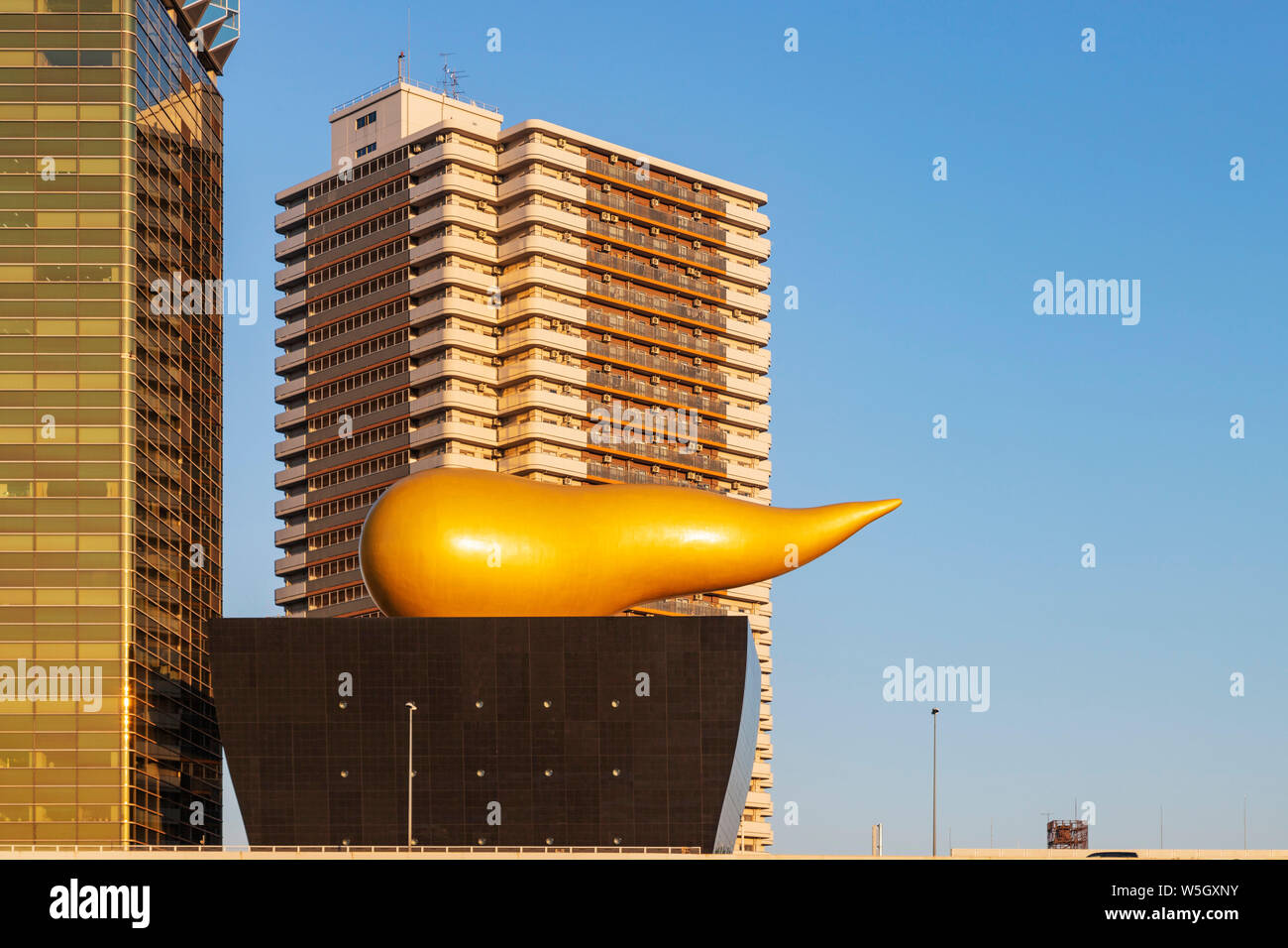 Asahi beer Golden Flame (Golden Turd), Asakusa, Tokyo, Japan, Asia ...