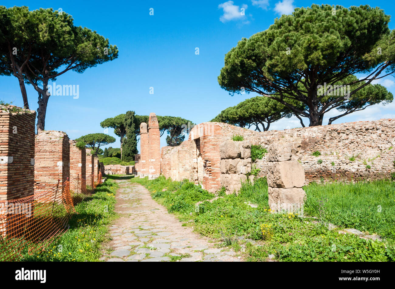 Cardo Maximus, Ostia Antica archaeological site, Ostia, Rome province ...