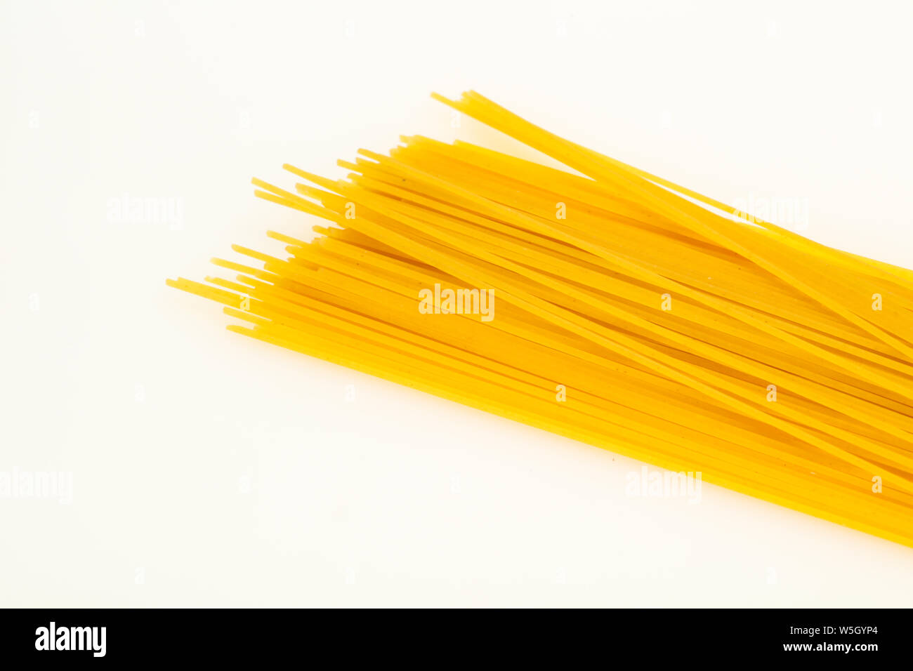 Dry raw spaghetti ready for bowling Stock Photo - Alamy