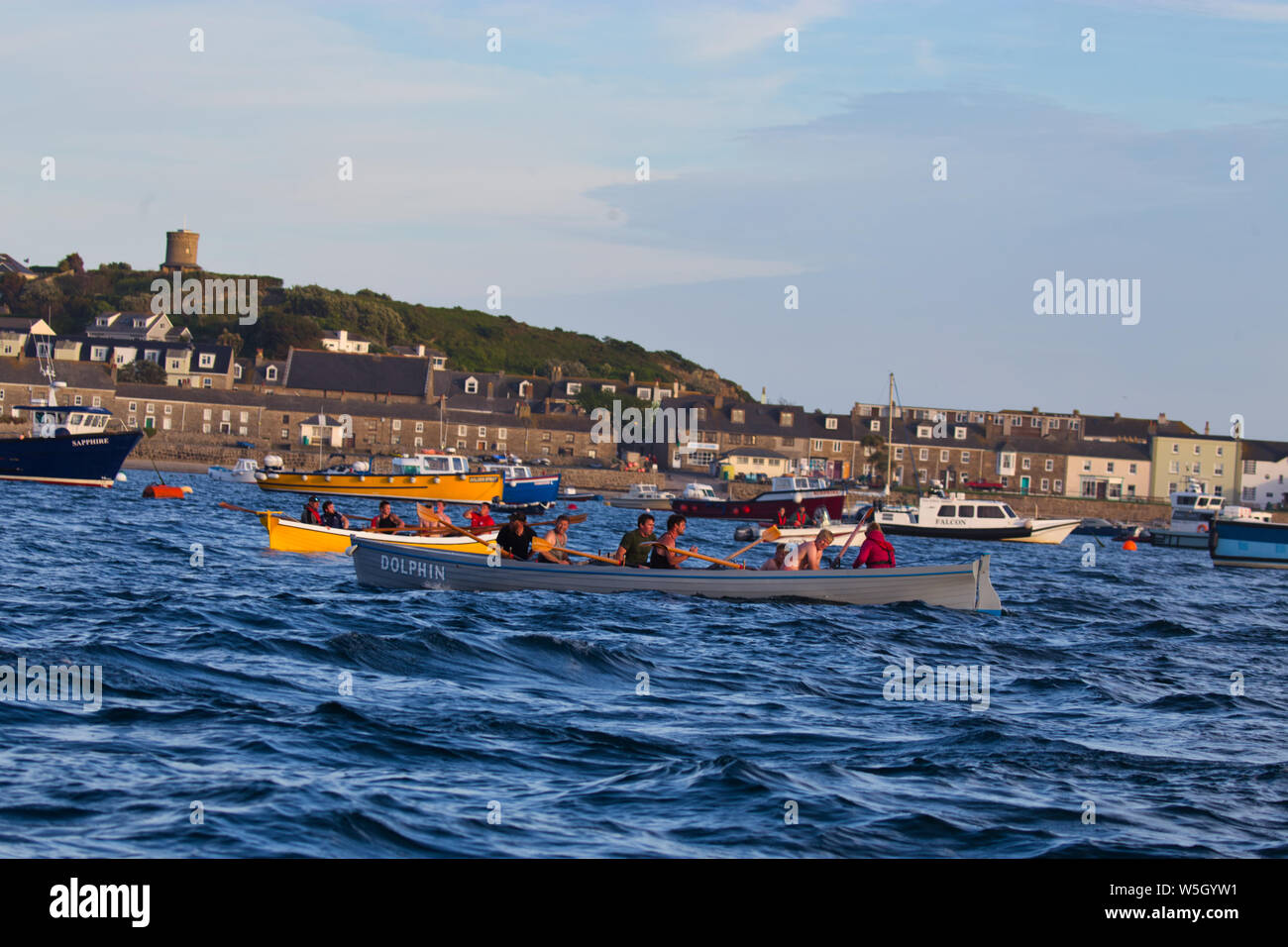 The Dust Cart Trophy - Isles of Scilly Friday Men's Pilot Gig Race ...