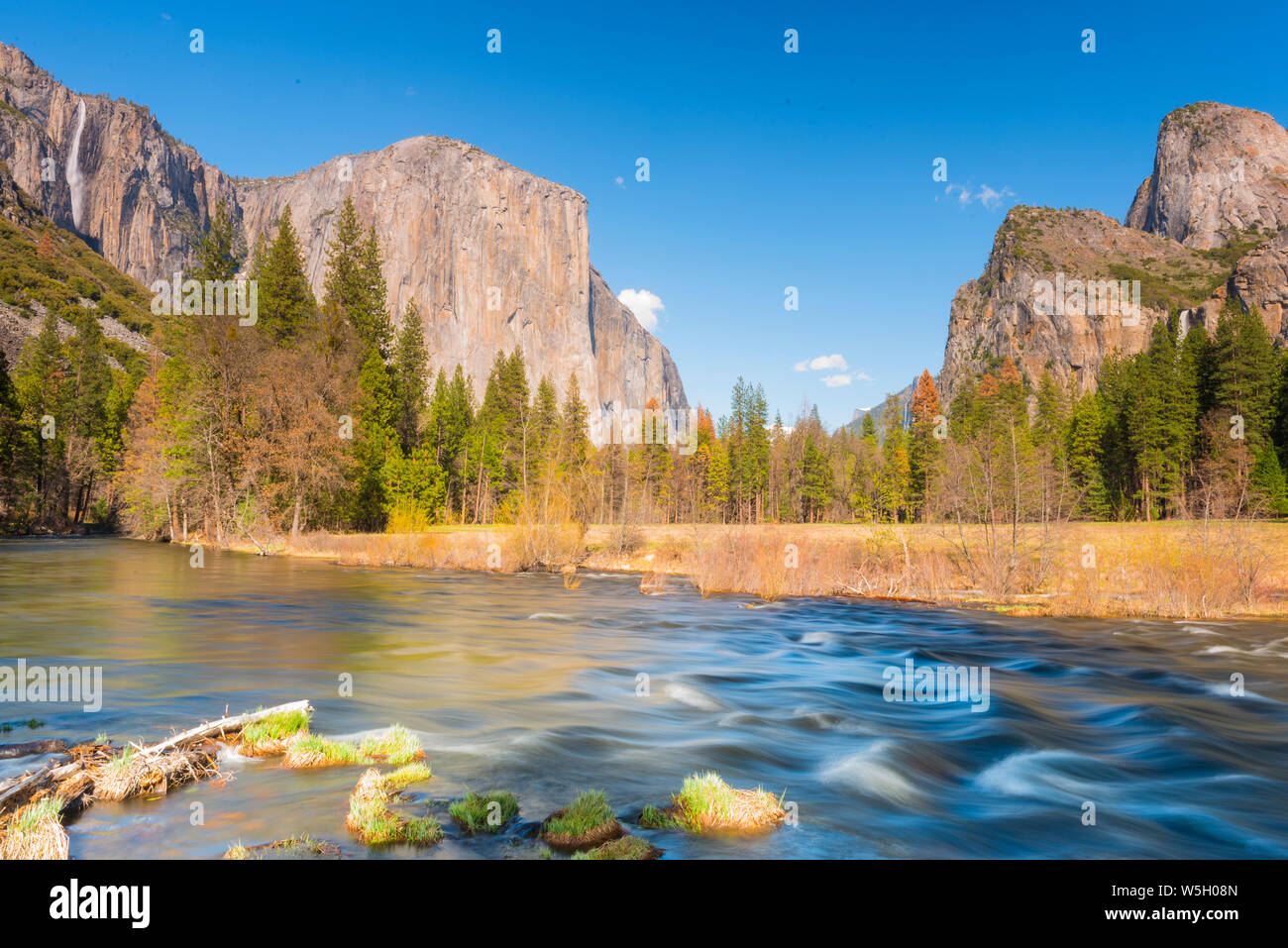 Valley View, Yosemite National Park, UNESCO World Heritage Site ...