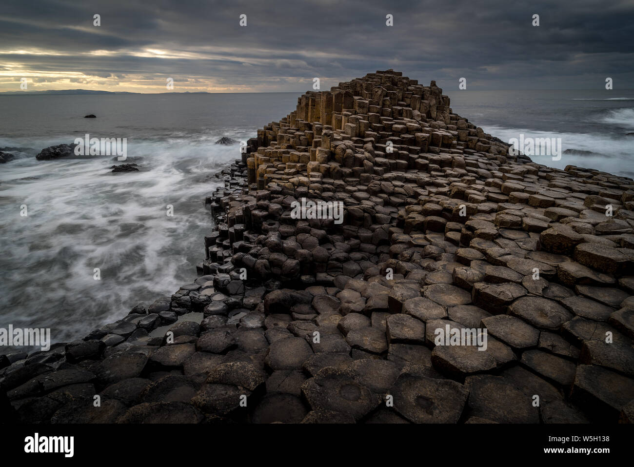 Giant's Causeway, UNESCO World Heritage Site, County Antrim, Northern ...
