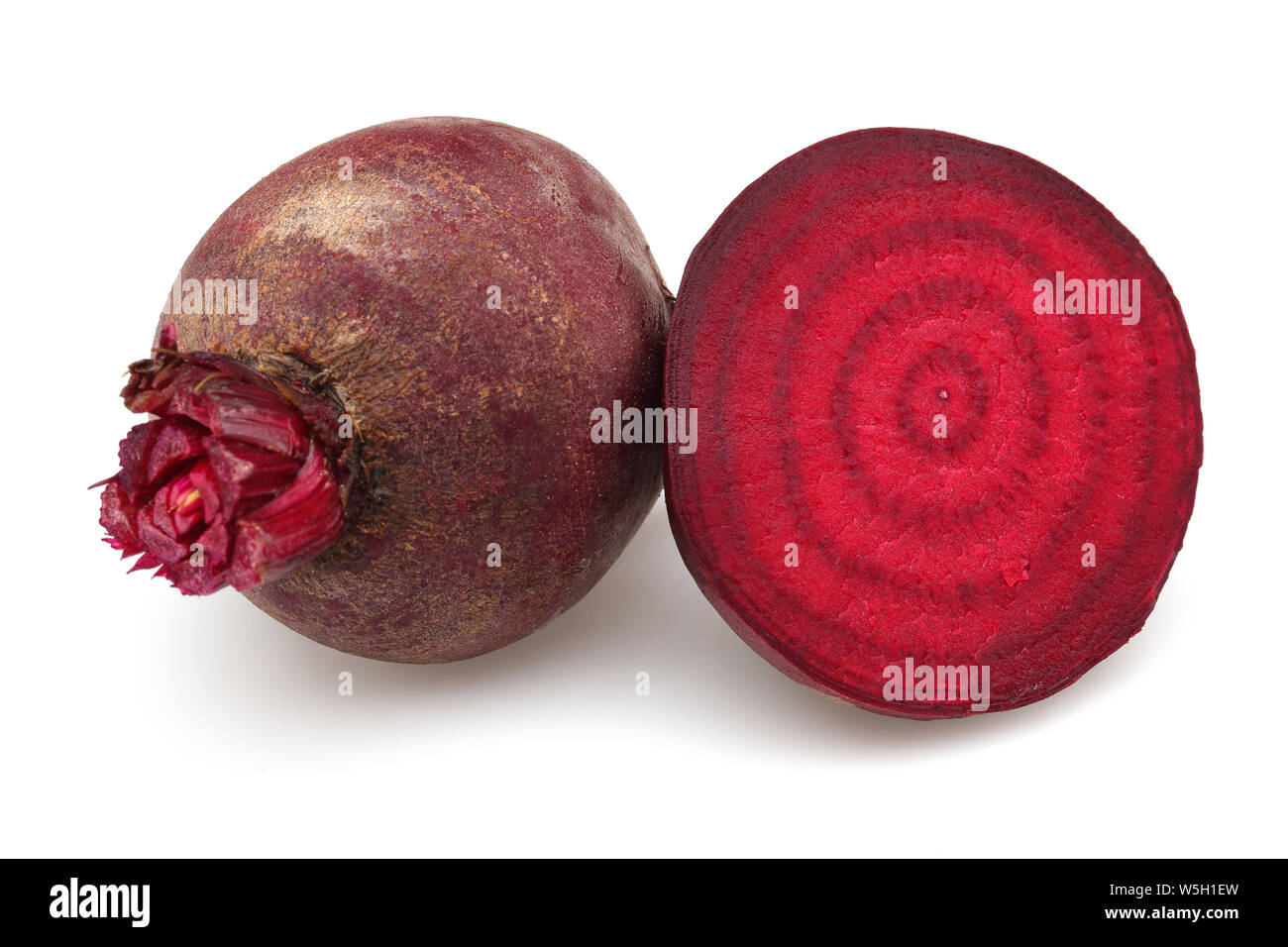 Fresh red beet roots isolated on white background Stock Photo - Alamy