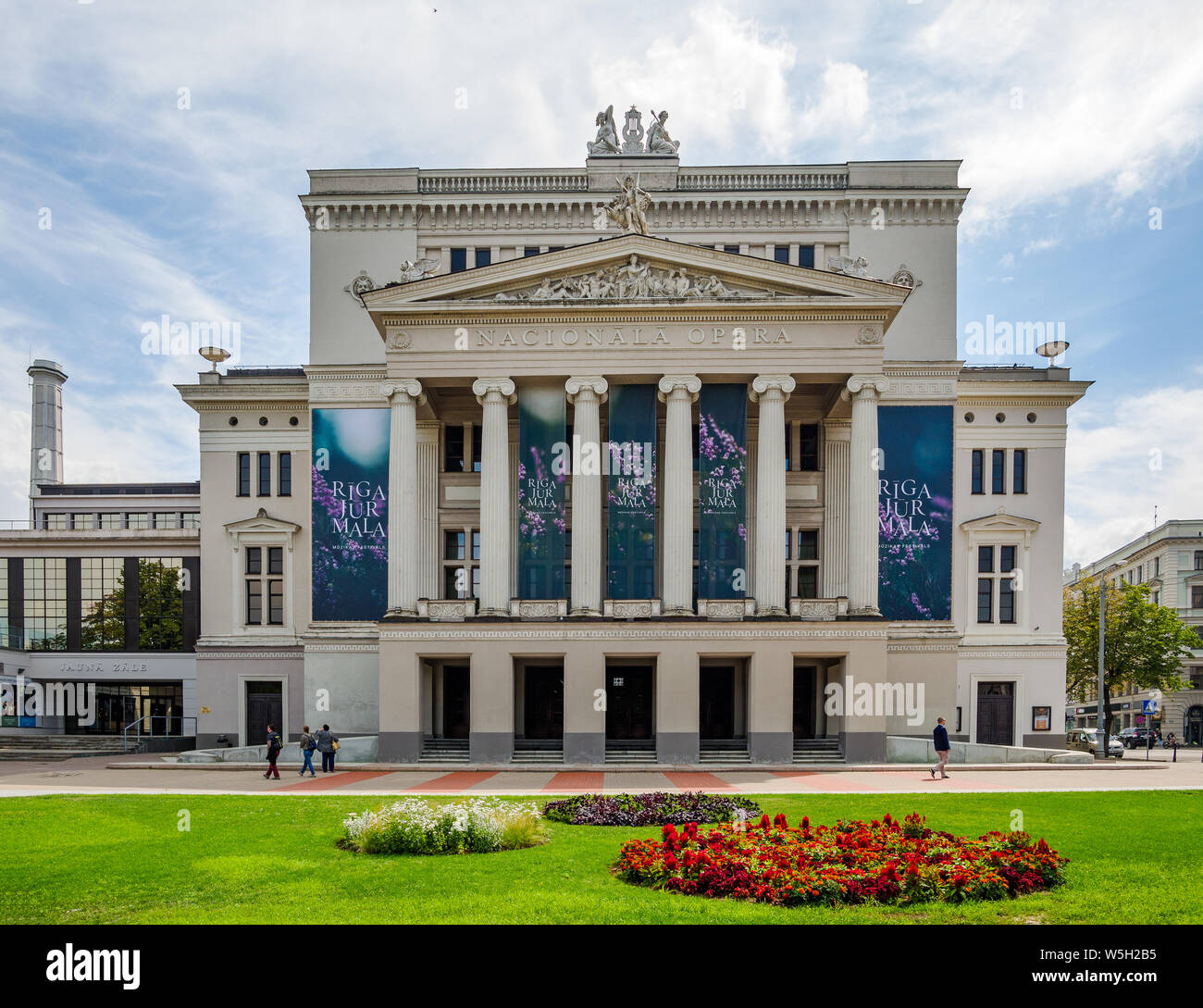 Latvia: Riga. The Latvian National Opera (LNO, Latvijas Nacion&l& opera ...