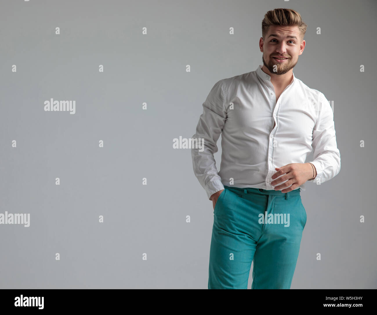 Chubby boy standing hi-res stock photography and images - Alamy