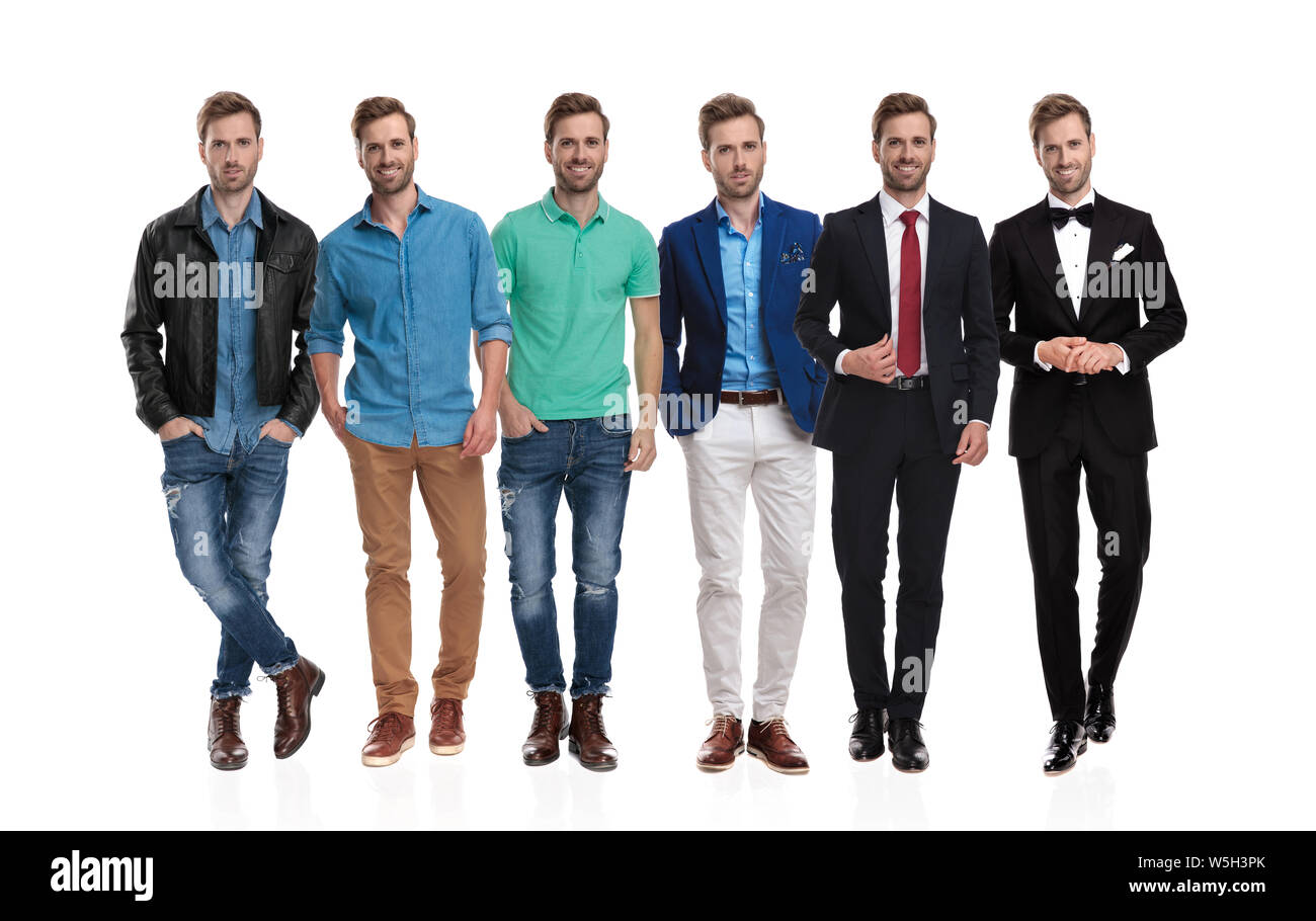 Man wearing jeans and suit jacket hi-res stock photography and images ...