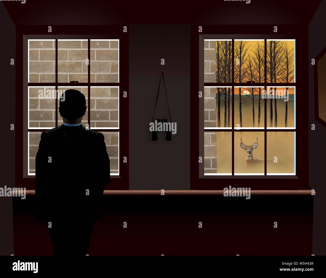 Dark illustrated hi-res stock photography and images - Alamy