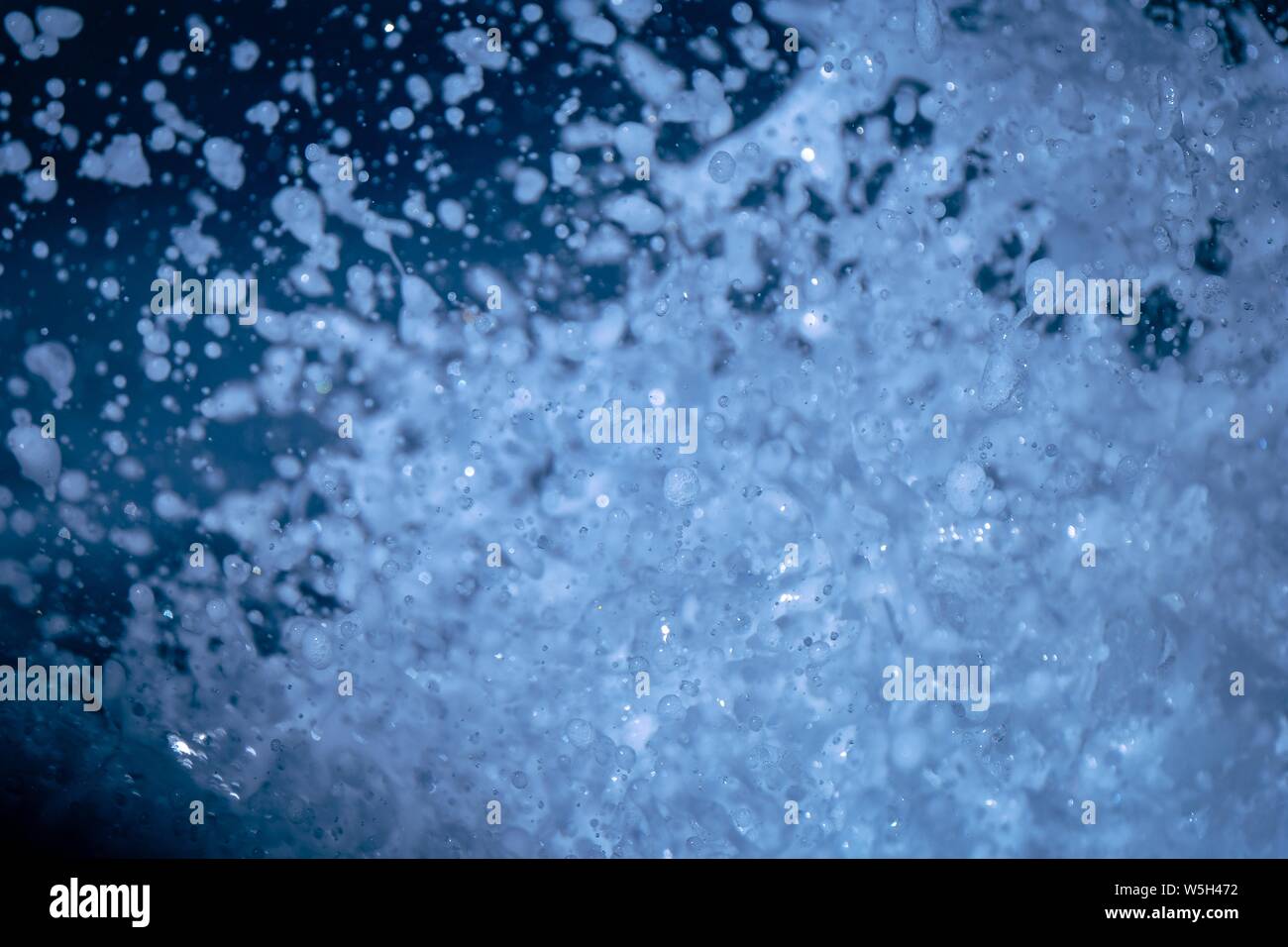 Closeup of a sea wave splash Stock Photo - Alamy