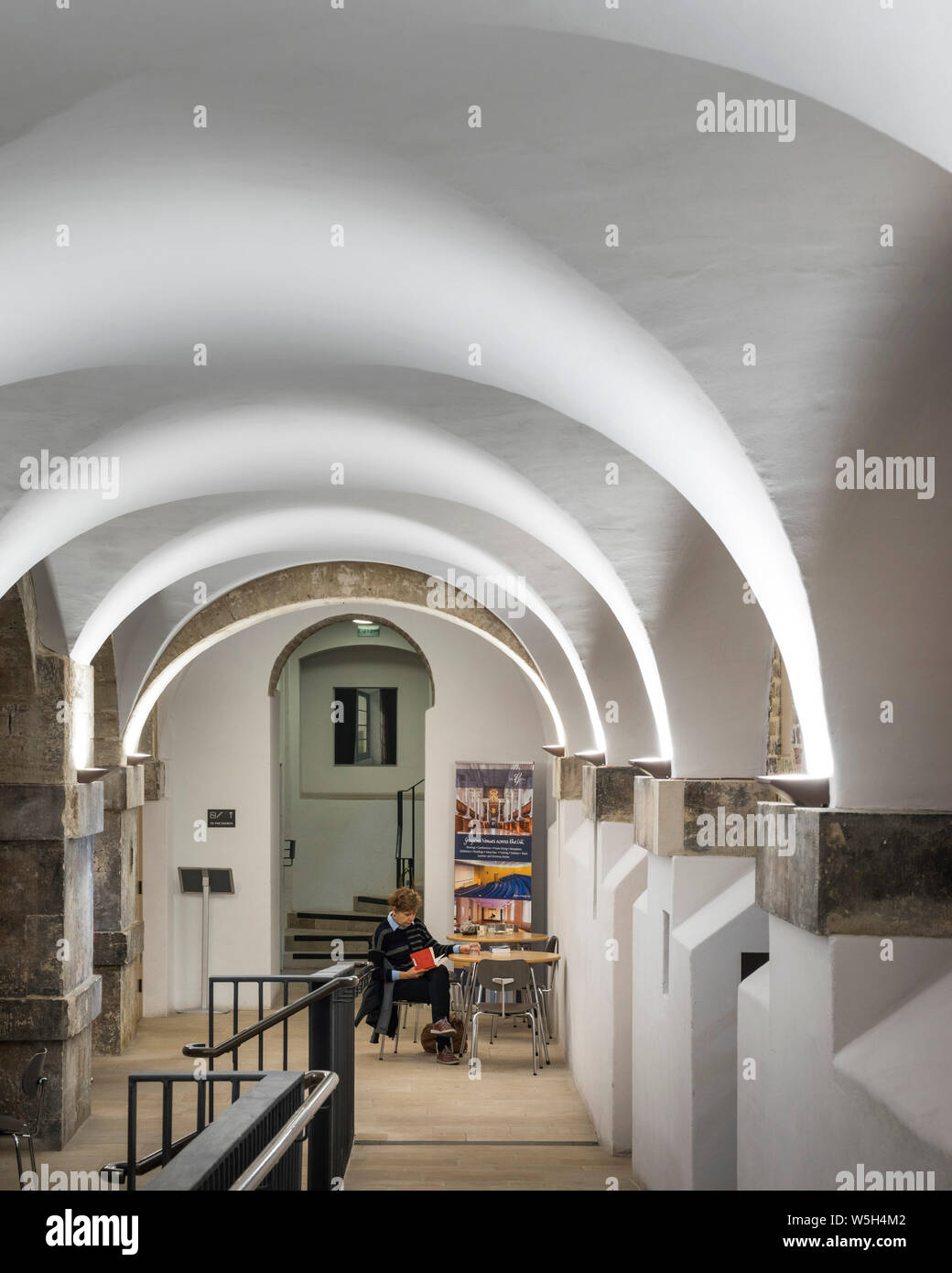 Crypt vault with Portland stone and render. Crypt of Christ Church ...