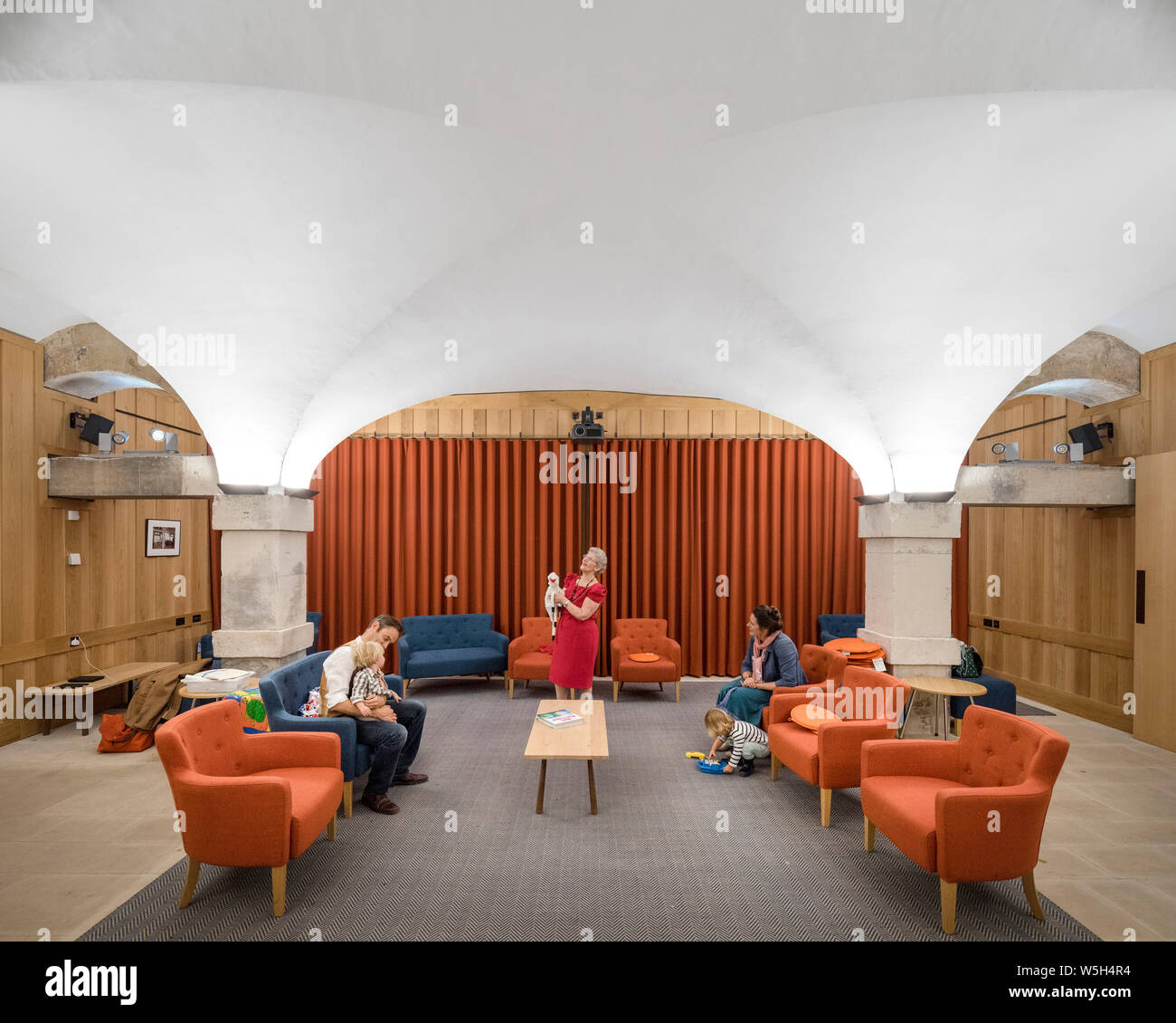 Multifunctional performance space in use. Crypt of Christ Church ...