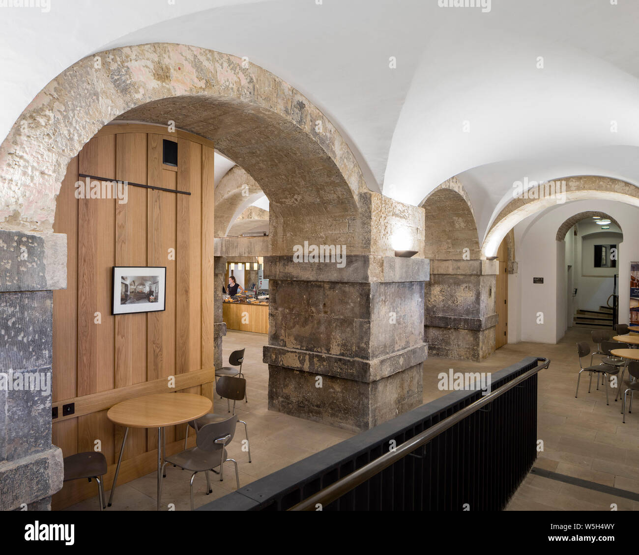 Ramp to mutlifunctional spaces. Crypt of Christ Church Spitalfields ...
