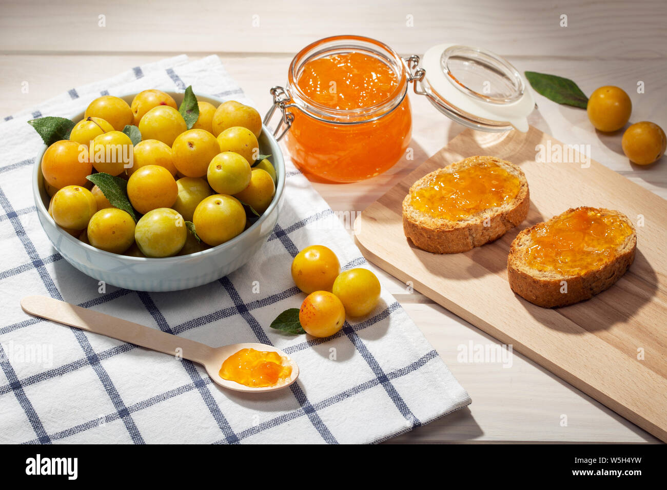 Toast and jam jar hi-res stock photography and images - Alamy