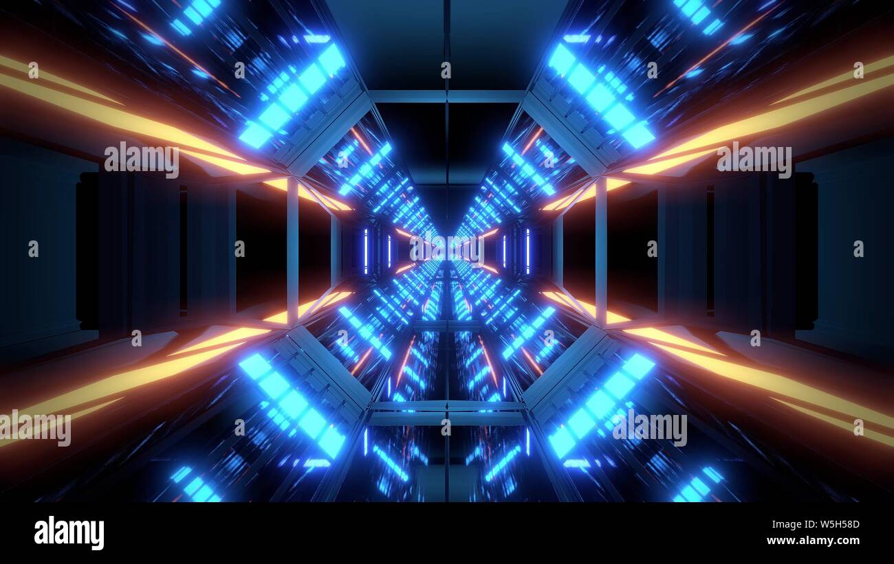 Science Fiction Tunnel Wallpaper