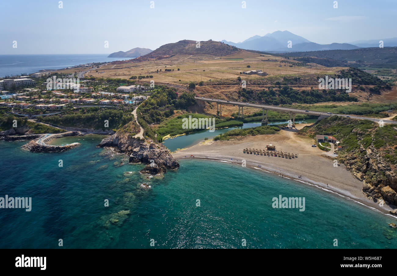 Crete aerial view road hi-res stock photography and images - Alamy
