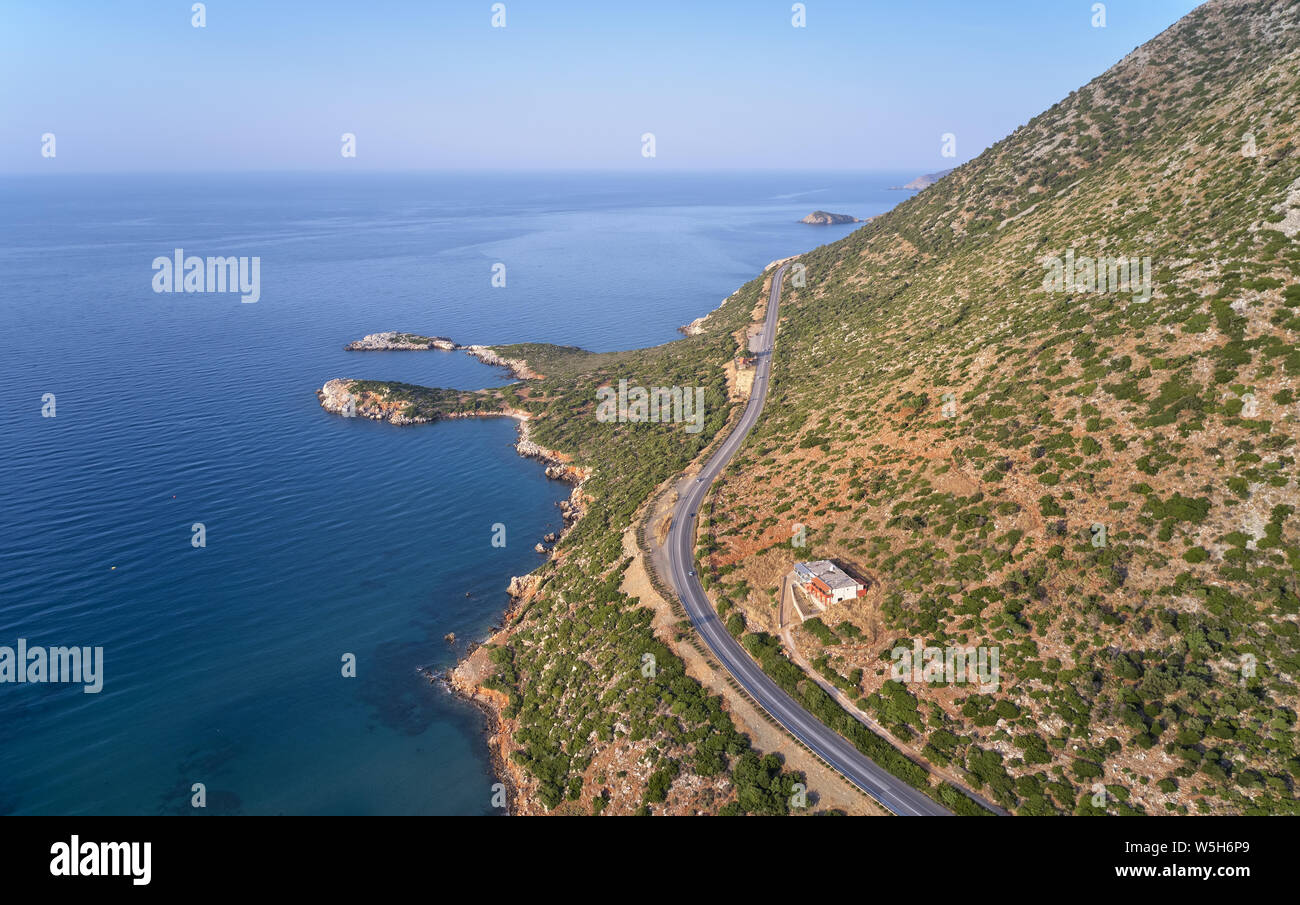 Crete aerial view road hi-res stock photography and images - Alamy