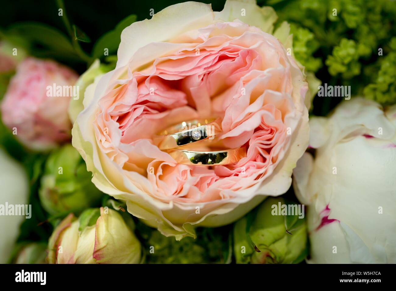 Symbolic photo on the subject of wedding and marriages. Traditionally ...