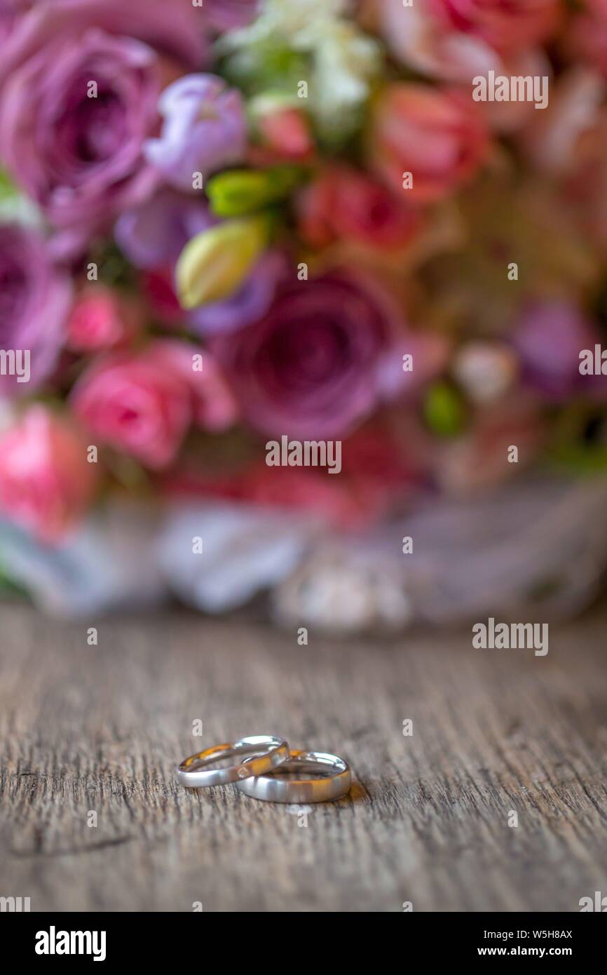 Symbolic photo on the subject of wedding and marriages. The wedding ...