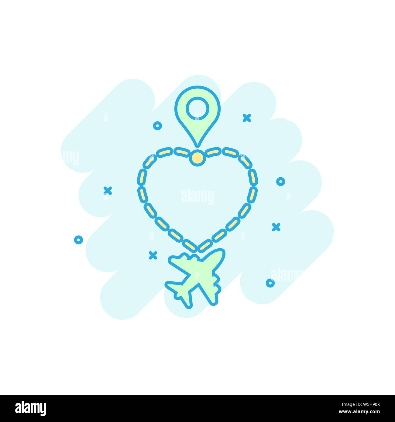 Map heart pin on hi-res stock photography and images - Alamy