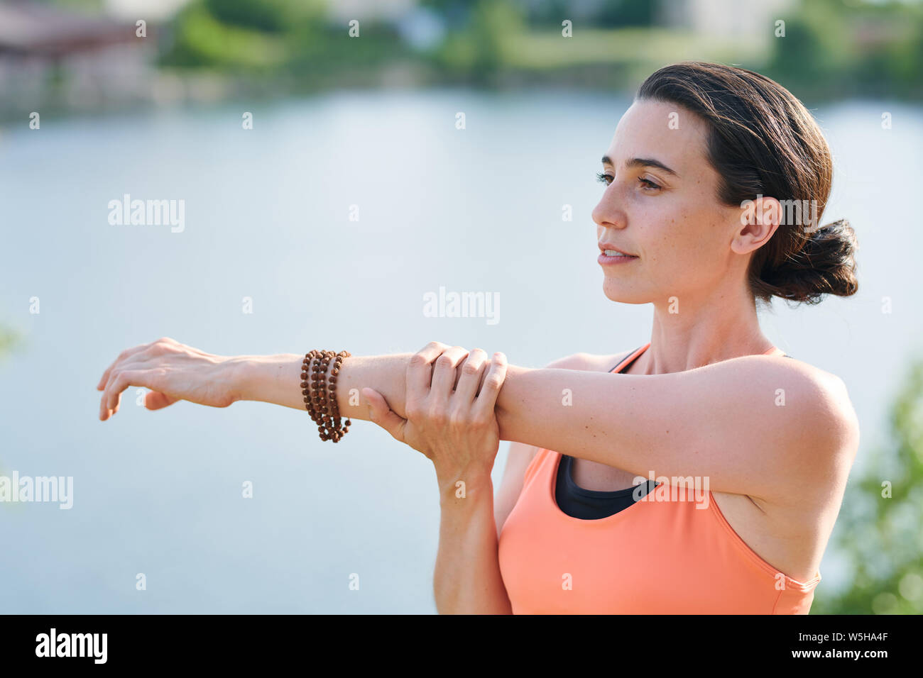 Woman arm pushing hi-res stock photography and images - Alamy