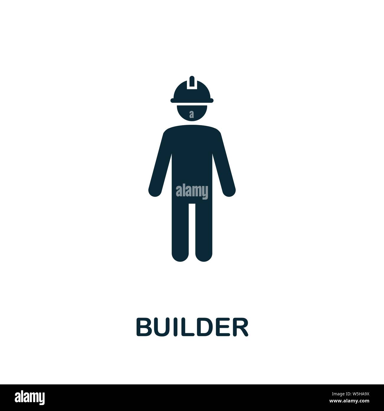 Construction Job Icon Pictogram Sign High Resolution Stock Photography ...