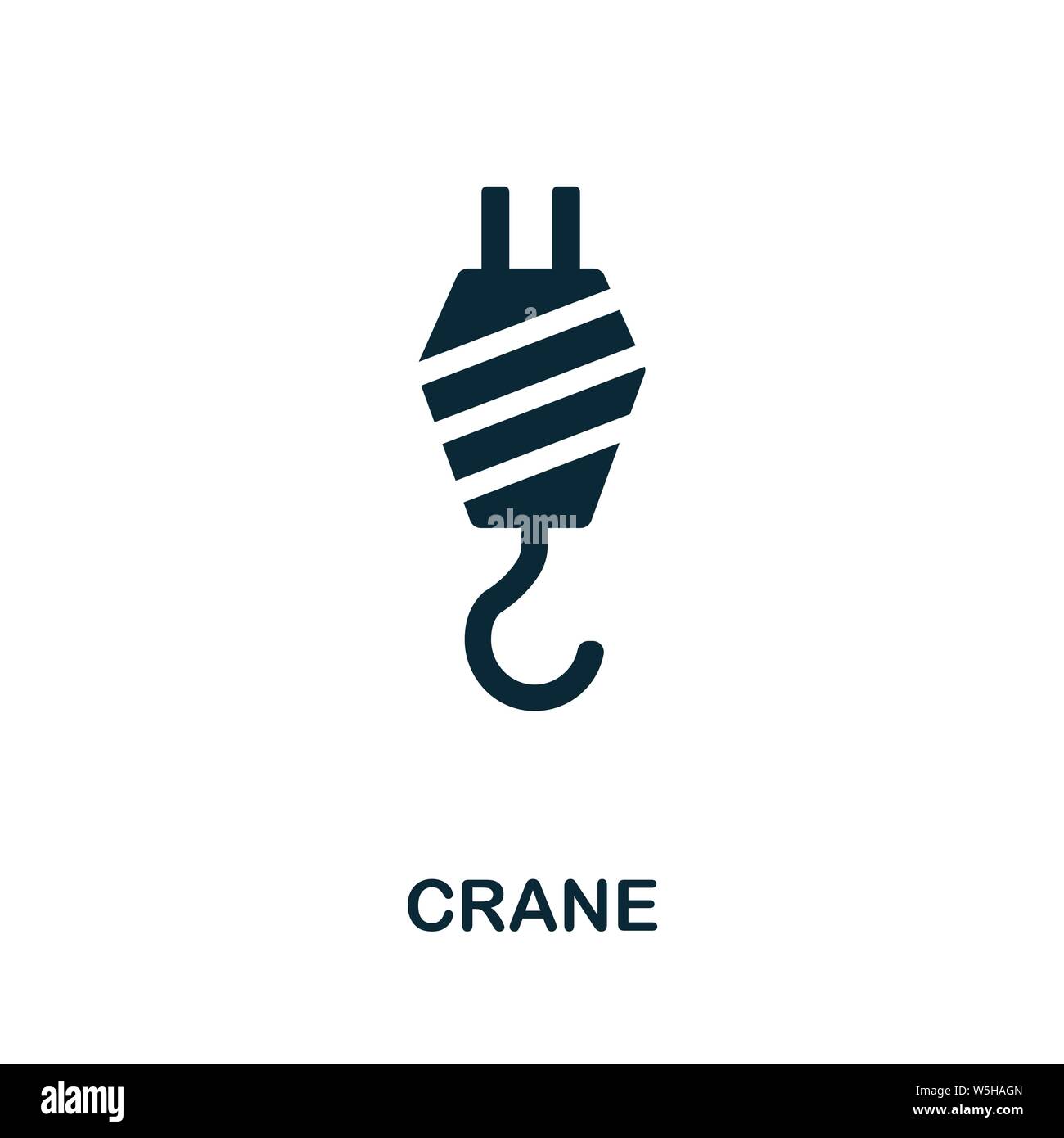 Mobile crane lifting Stock Vector Images - Alamy