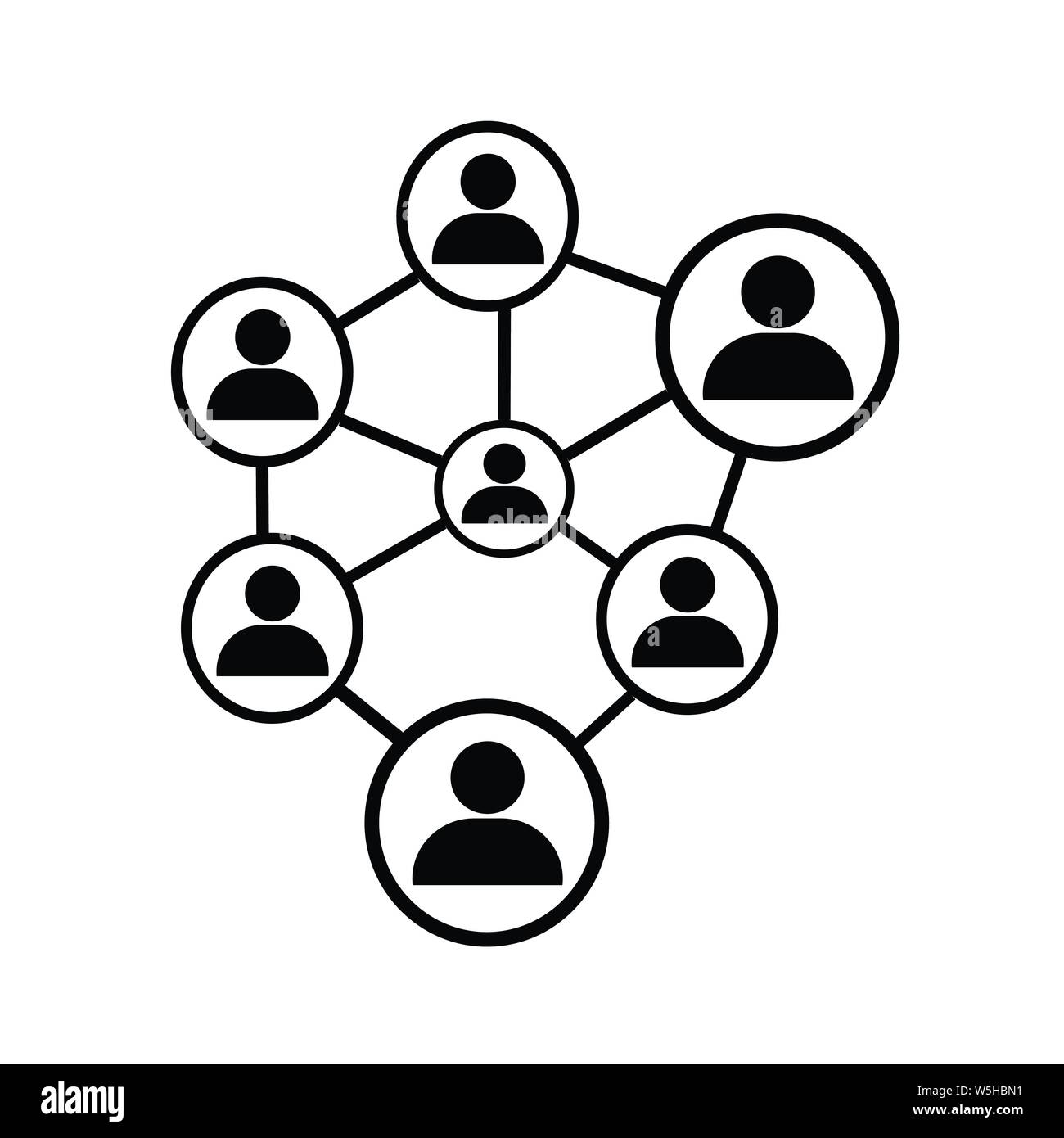 people network icon Stock Vector Image & Art - Alamy