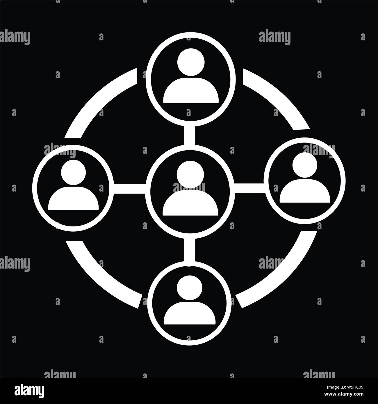 people network icon Stock Vector Image & Art - Alamy