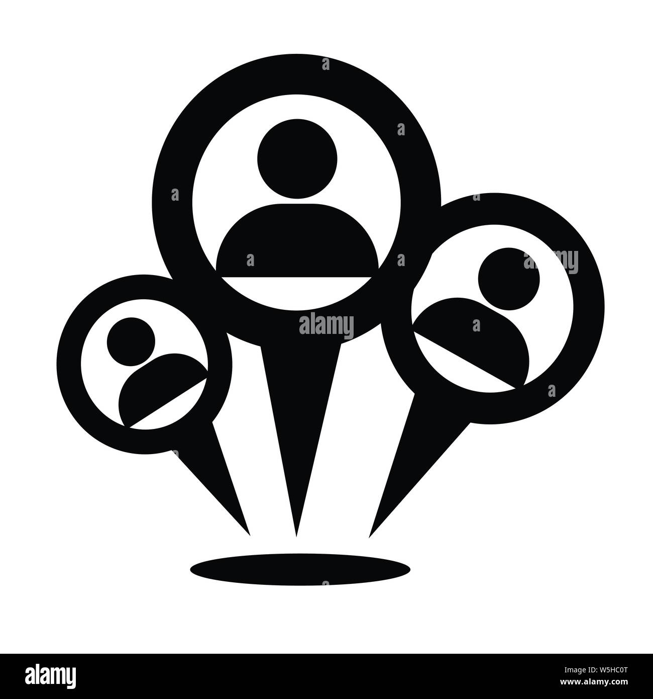 people network icon Stock Vector Image & Art - Alamy