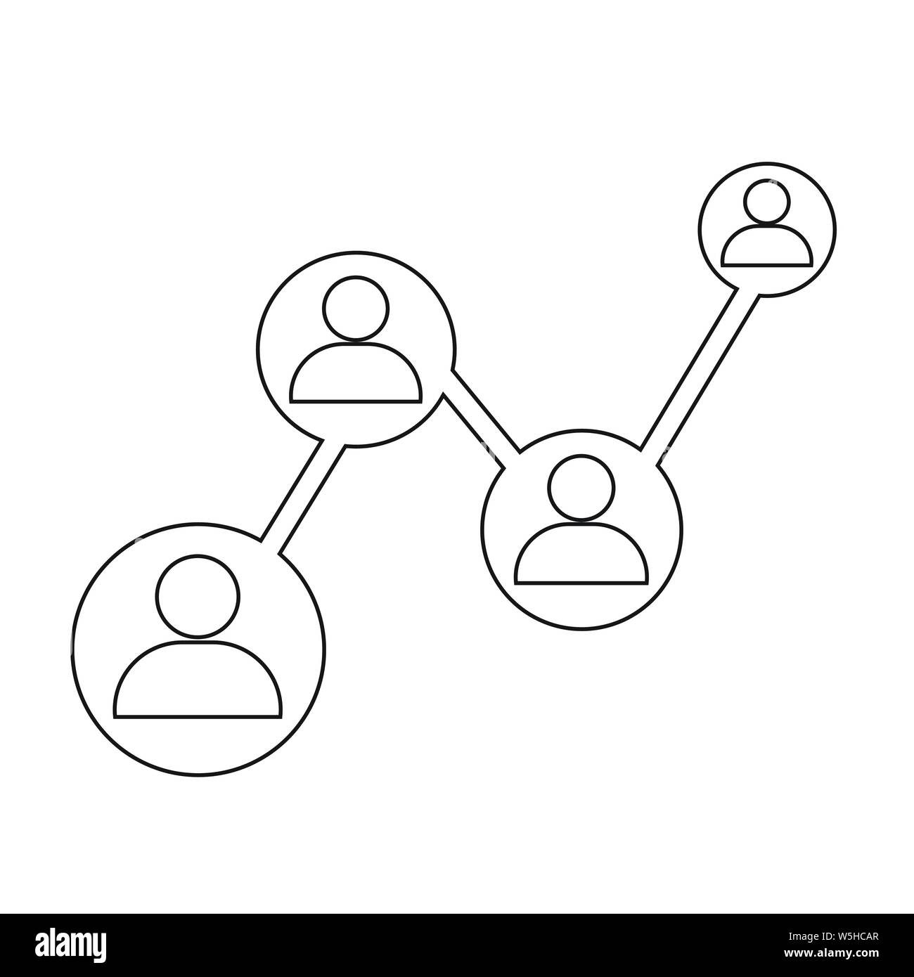 people network icon Stock Vector Image & Art - Alamy