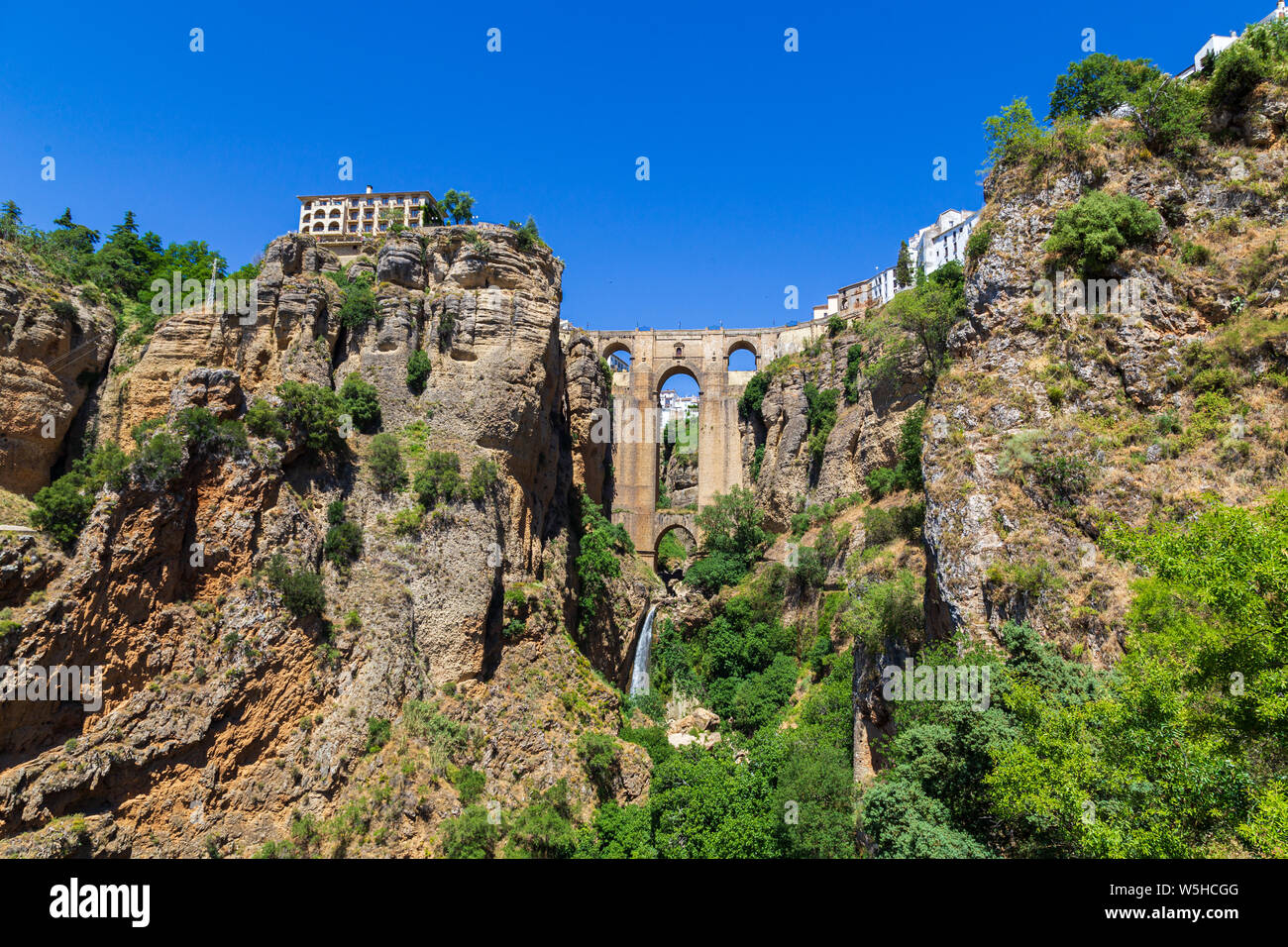 Landmark arch bridge ronda city hi-res stock photography and images - Alamy