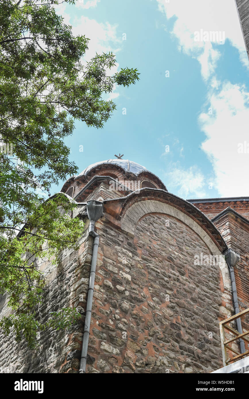 Exterior view of Church of Saint Benoit also Italian: Santa Maria della ...
