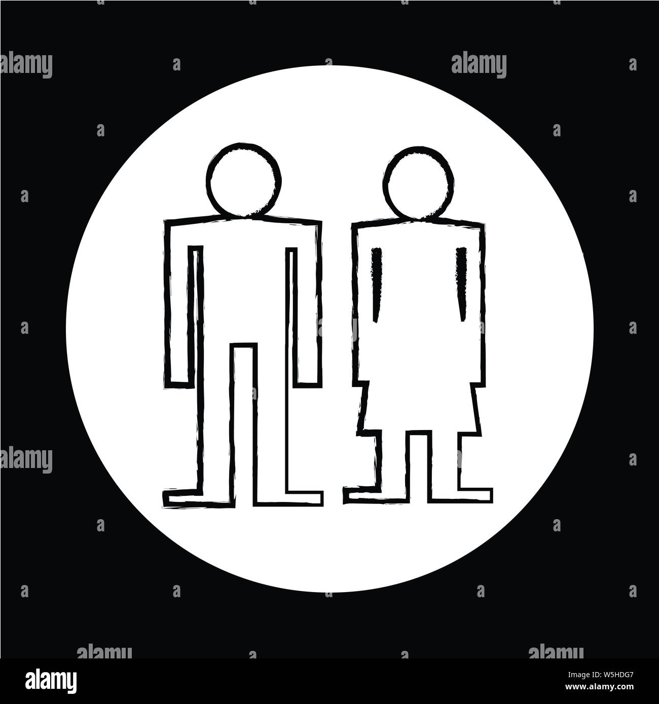 man and lady People icon Stock Vector Image & Art - Alamy