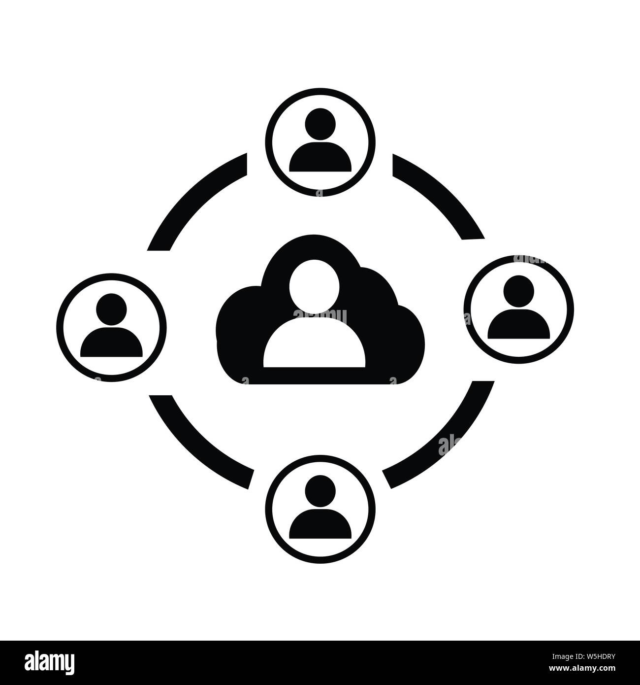 people network icon Stock Vector Image & Art - Alamy