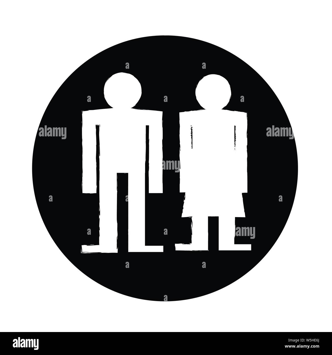 man and lady People icon Stock Vector Image & Art - Alamy