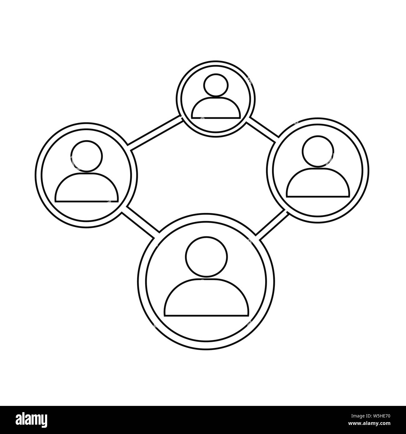 people network icon Stock Vector Image & Art - Alamy