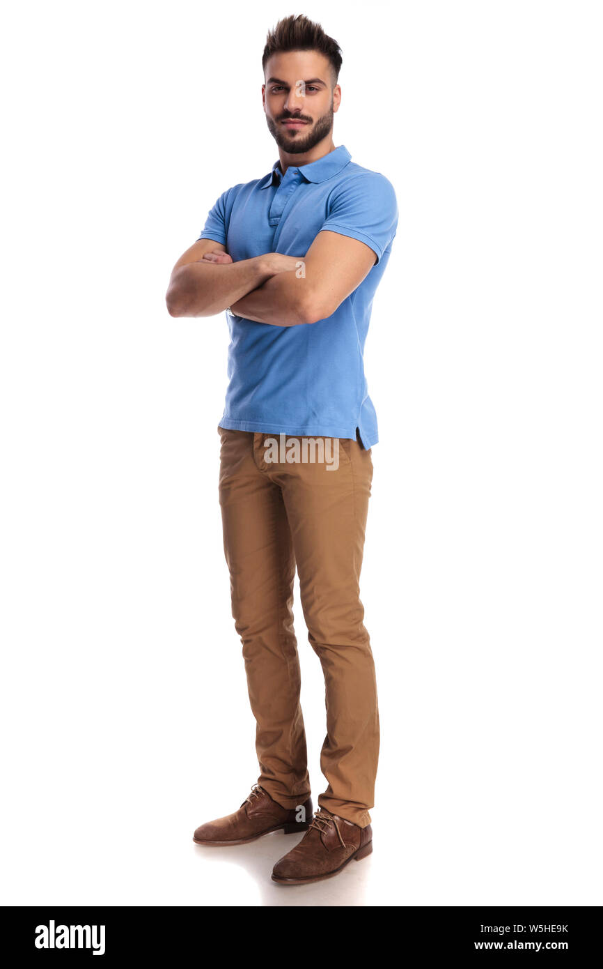 Hands crossed pose hi-res stock photography and images - Alamy