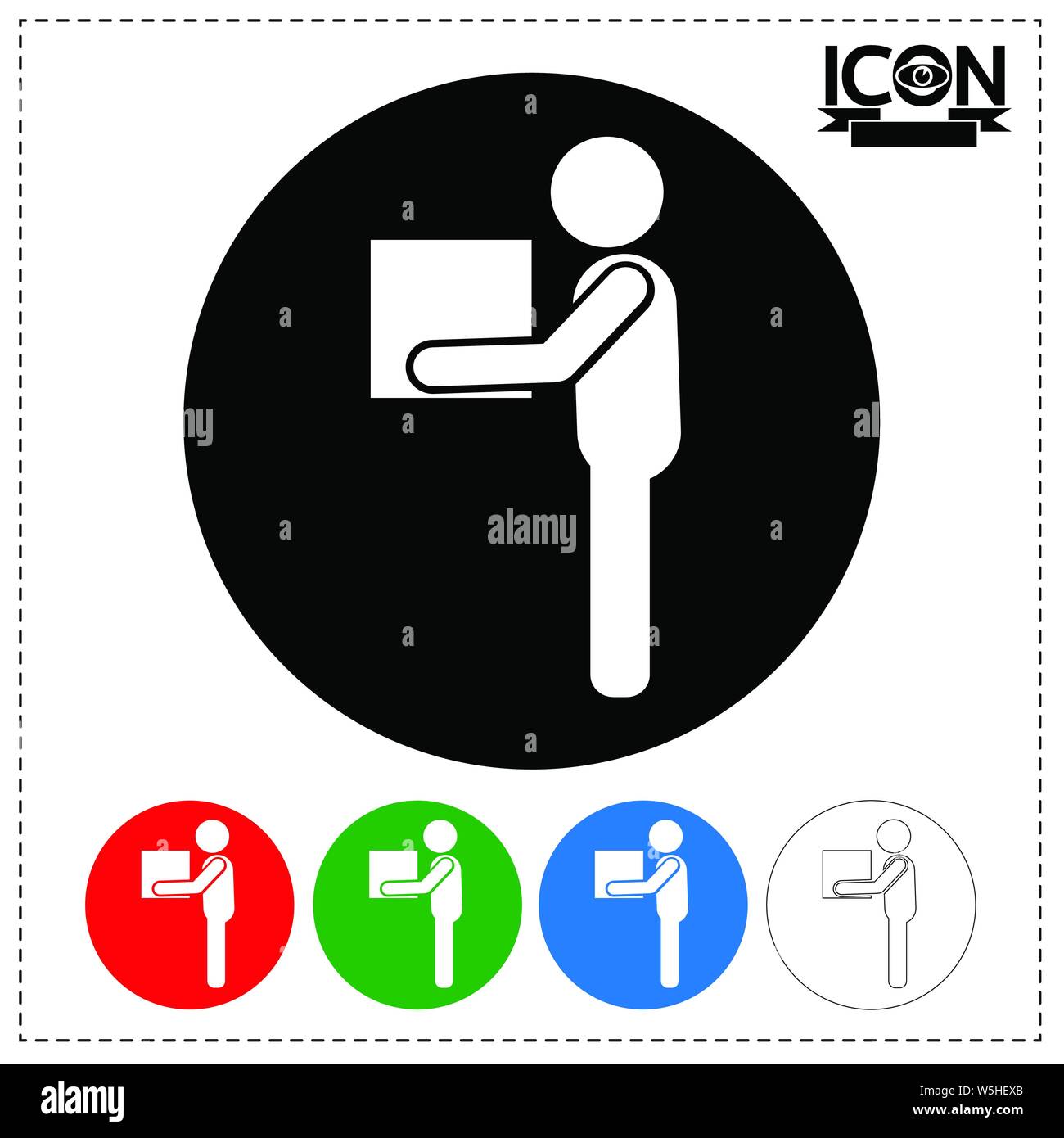 Shoulder push Stock Vector Images - Alamy