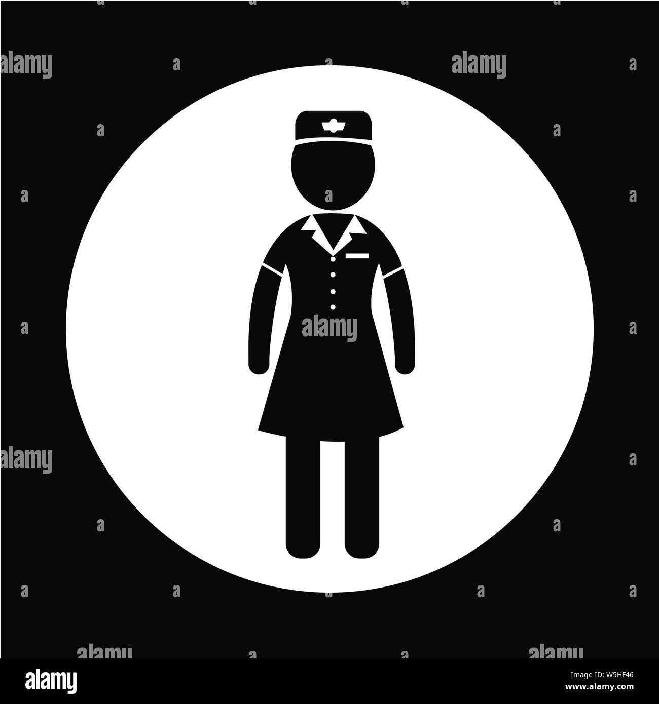 Airplane cabin pictogram Stock Vector Images - Alamy